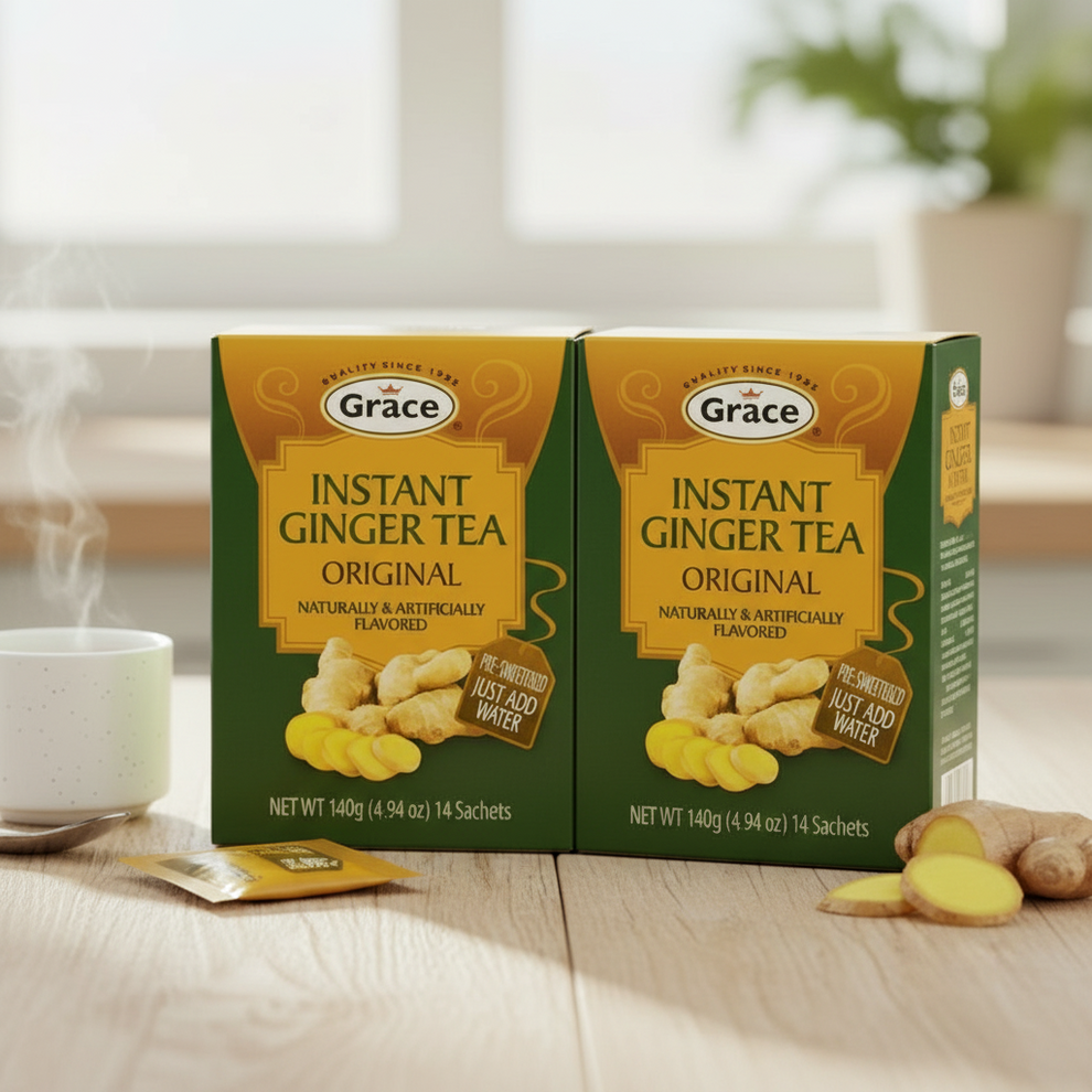 Grace Instant Ginger Tea 14ct – Produce City Farmers