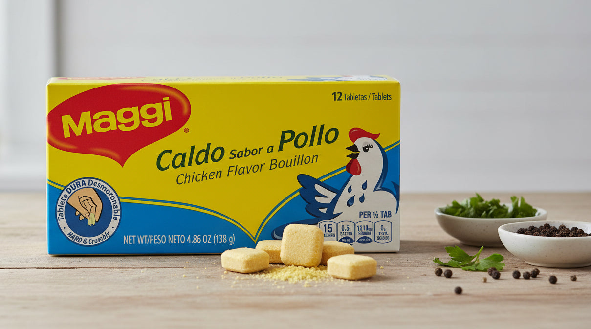 Maggi Caldo Cubos de Pollo/Chicken Flavor Bouillon 12ct – Produce City ...